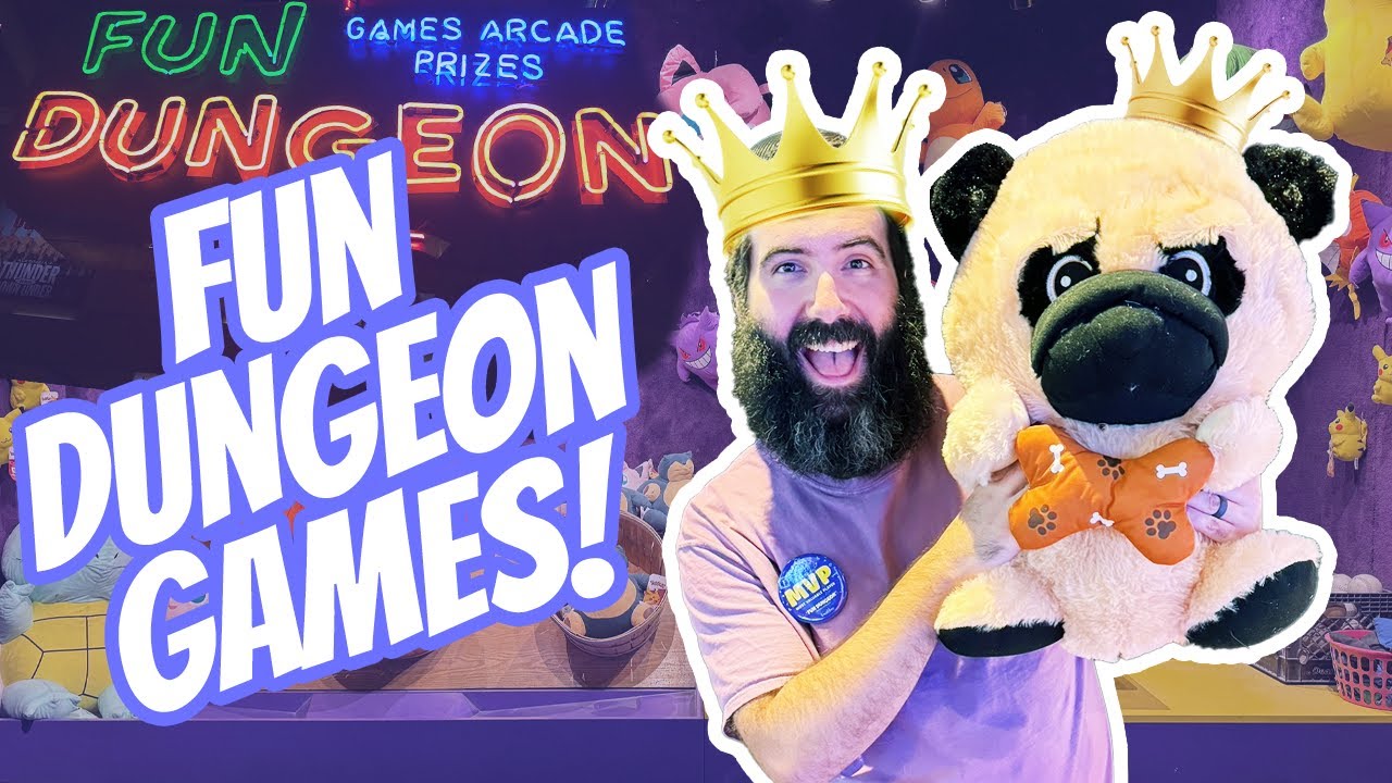 Conquering the Fun Dungeon: Arcade & Carnival Games Galore! - YouTube