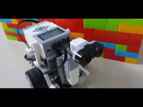 اجتياز روبوت EV3 للمتاهة ذاتيا ببرمجته عبر موقع MakeCode - YouTube