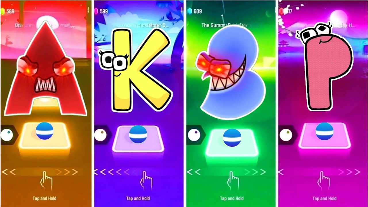 Evil Alphabet Lore - A 🆚 Alphabet Lore - K 🆚 Evil Alphabet Lore - B 🆚 P ...