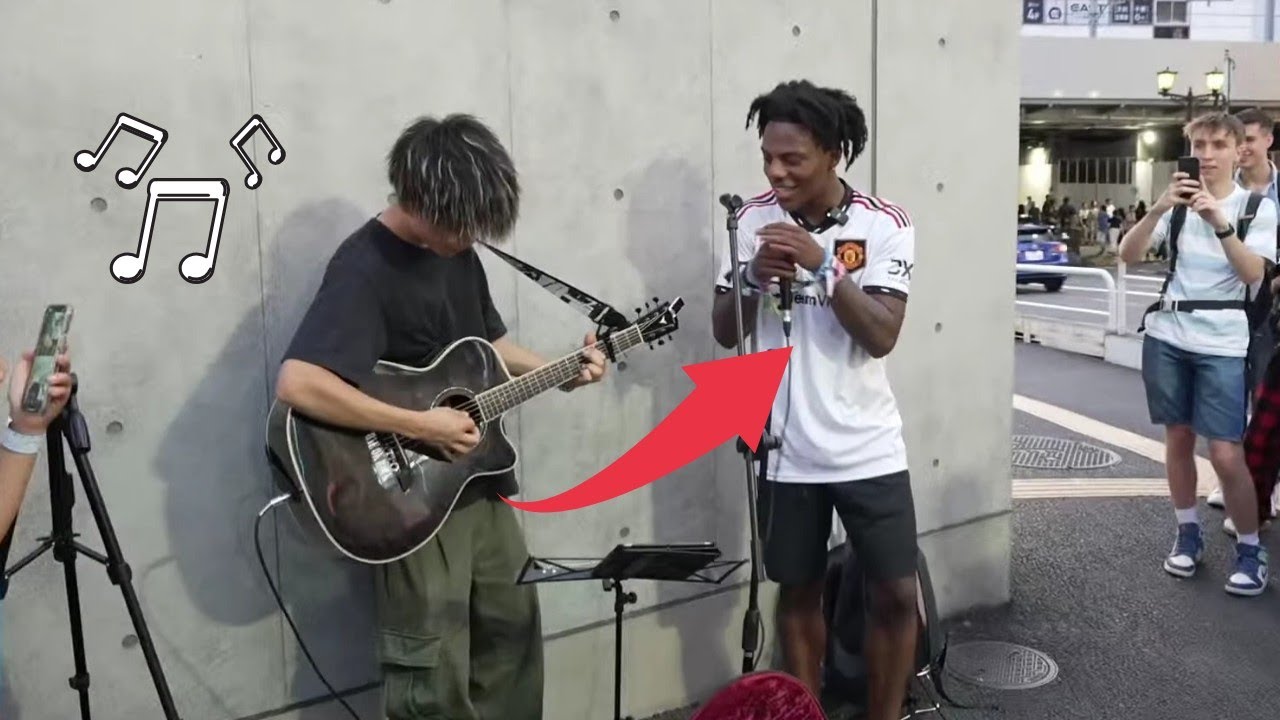 Ishowspeed Sing a Japanese Song For the first time in Tokyo Japan 🇯🇵🎵🎶🎸 ...