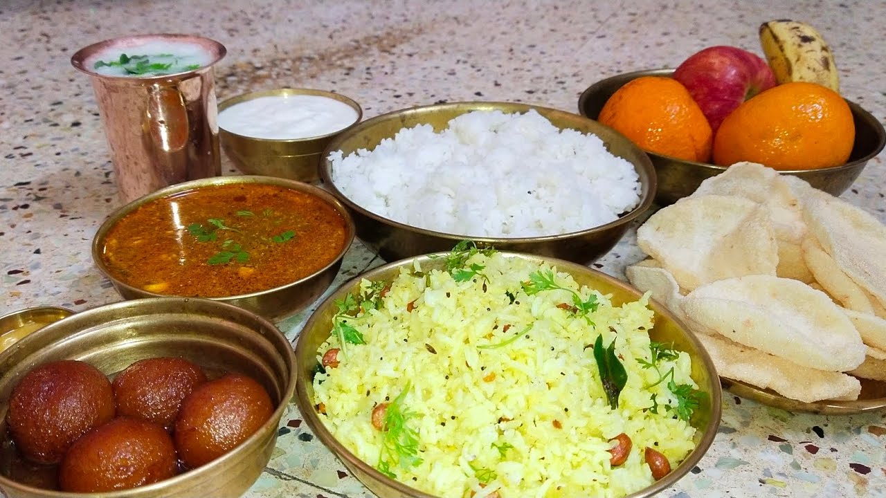 Mini South Indian meal 😋/ Yummy mini meal for your cute family ️/jamun ...