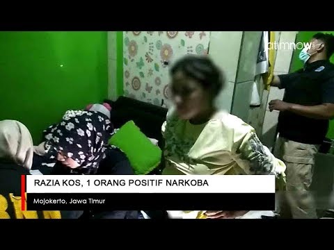 Razia Rumah Kos di Mojokerto, 1 Orang Positif Narkoba