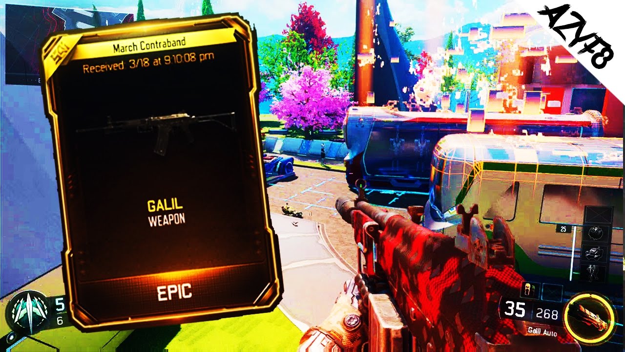 *NEW* GALIL GAMEPLAY BLACK OPS 3 DLC GUN (NEW GALIL IN BO3) - YouTube