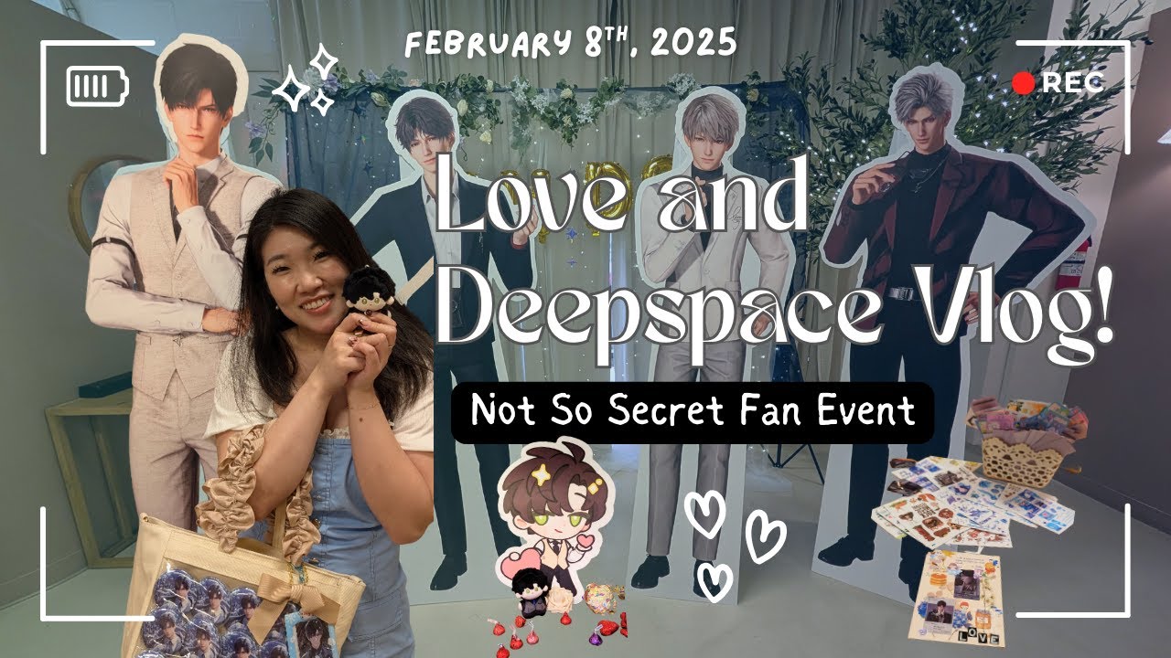 Love and Deepspace [Not So Secret] Fan Event Vlog || Artist Alley ...