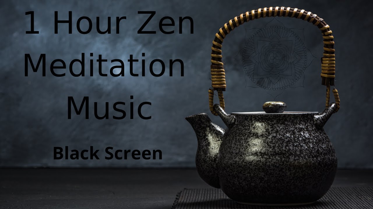 Forest Day/Hour Long Relaxing Zen Meditation Music/Black Screen - YouTube