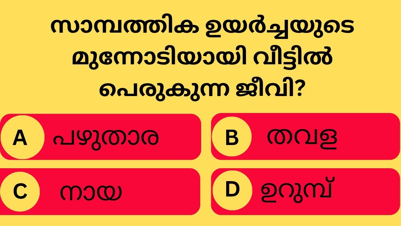 GENERAL KNOWLEDGE|PSC EXAMS|QUESTIONS AND ANSWERS|GK|MALAYALAM - YouTube