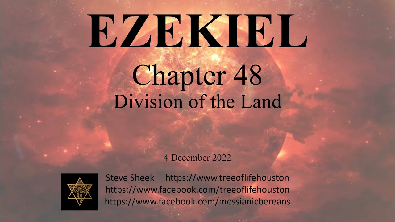 EZEKIEL Chapter 48 Division of the Land - YouTube