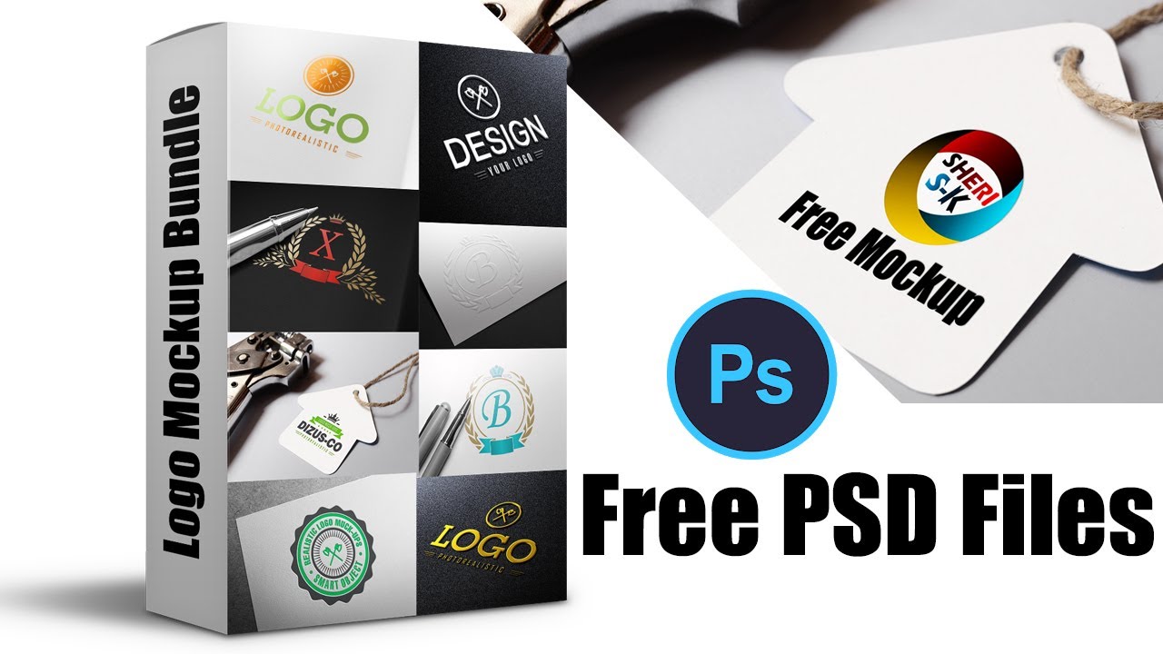 3D Logo Mockup Bundle Download In PSD Files |English| |Photoshop ...