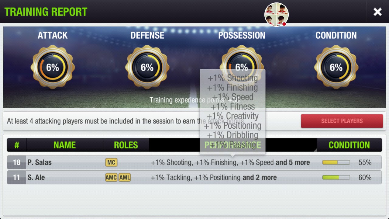 Top Eleven Training time - YouTube