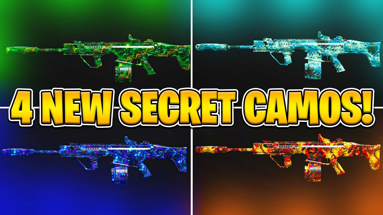 They Added 4 NEW INSANE SECRET CAMOS To MW3! - YouTube