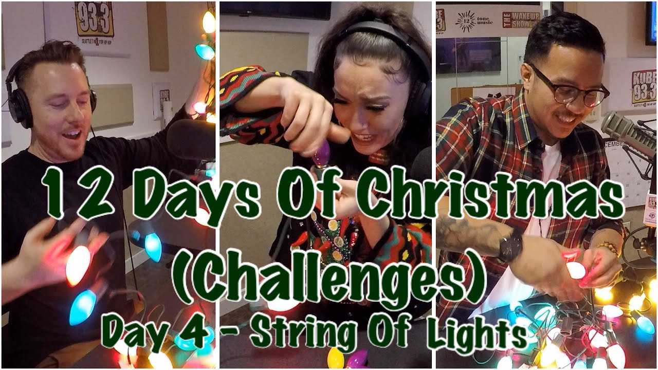 12 Days Of Christmas Challenges - Day 4: String Of Lights - YouTube