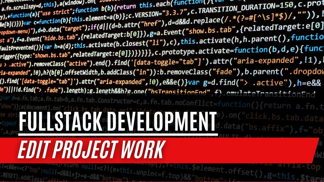 Fullstack Portfolio Project: Edit Project Workflow (Part 10) - YouTube