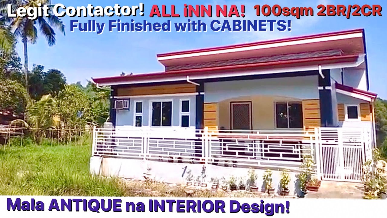 100sqm 2BR/2CR)Ang GANDA’Mala ANTIQUE Style w/ACTUAL VIDEO Legit ...