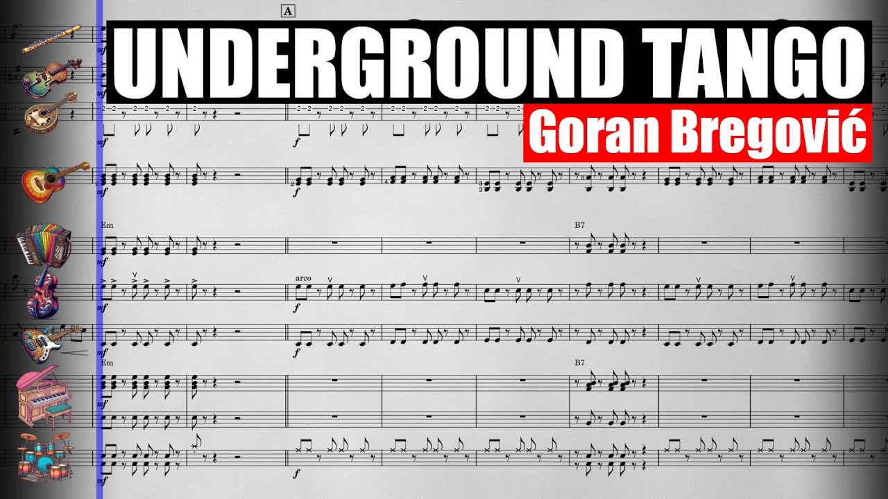 Underground Tango (Goran Bregović) - Small Mixed Ensemble - YouTube