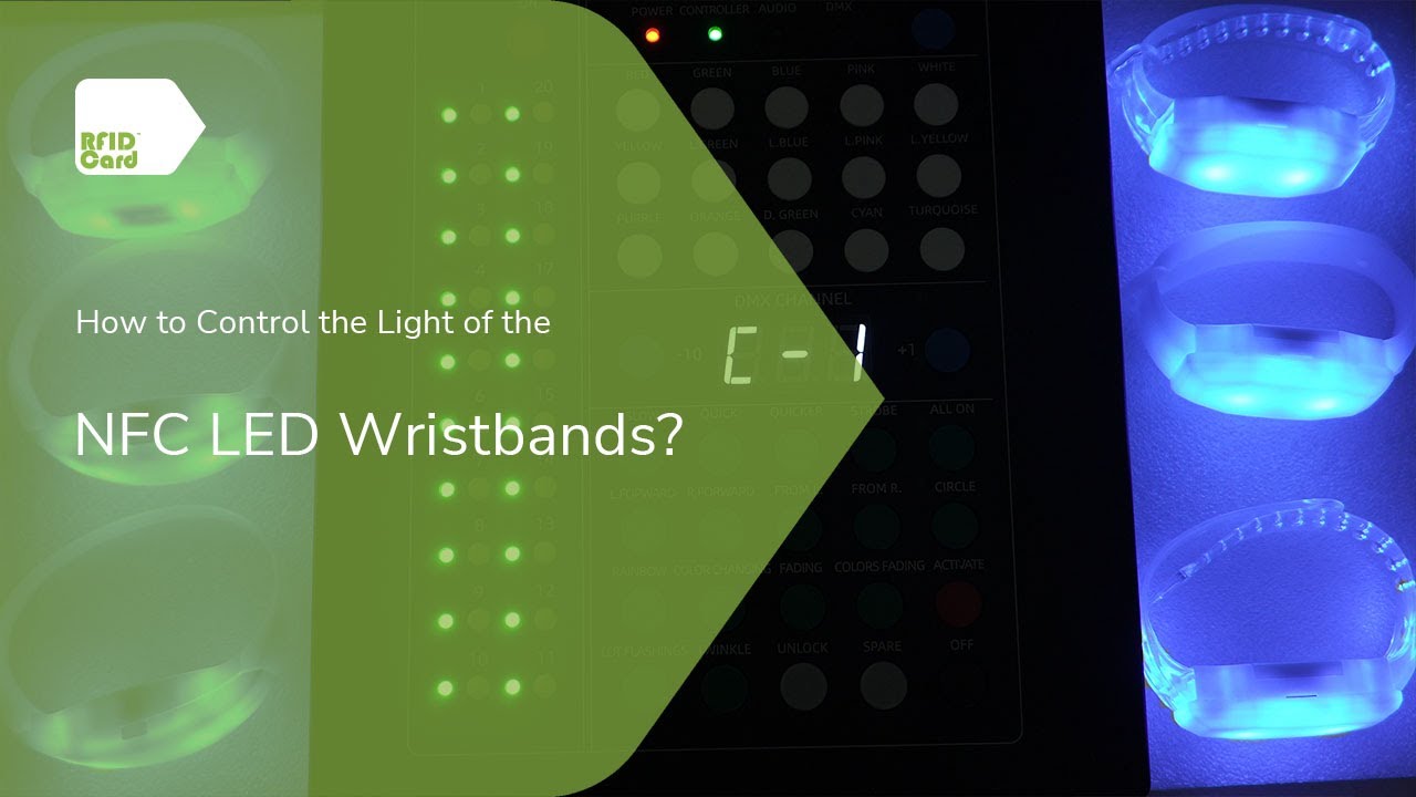 How To Control NFC LED Wristbands With A DMX Controller? - YouTube