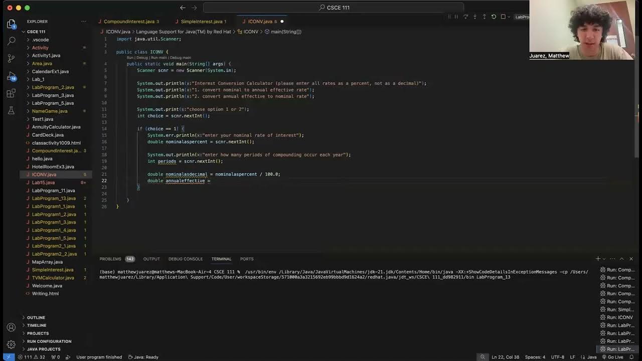 Interest Conversion Calculator in java! - YouTube