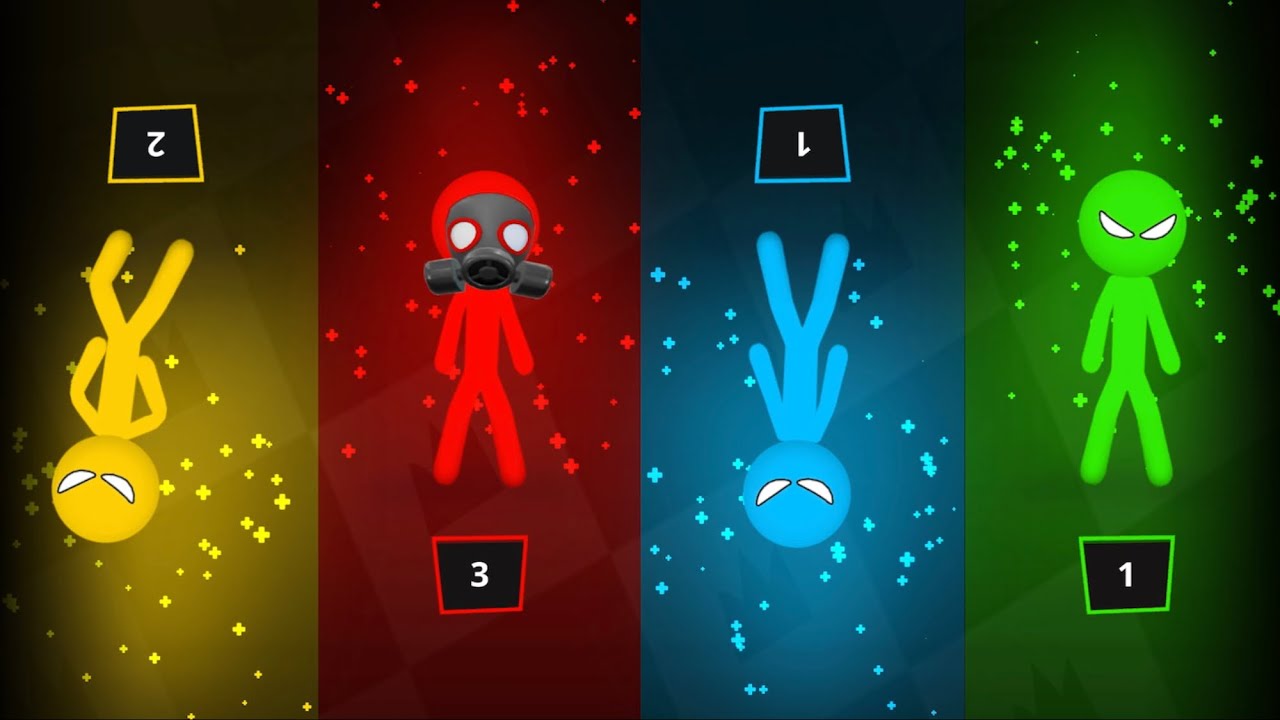 Best Stickman Party 1-4 player all random best multiplayer game funny ...