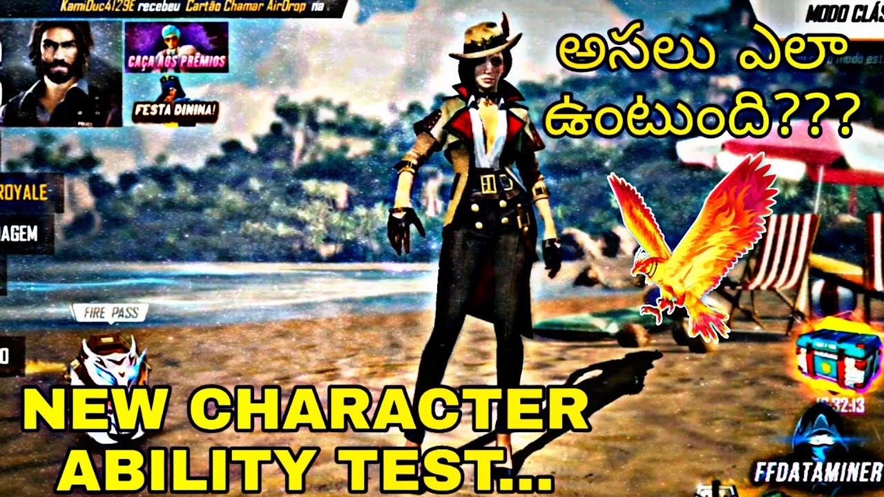 NEW CHARACTER "CLU" ABILITY TEST IN FREE FIRE - UPCOMING CHARACTER AND ...