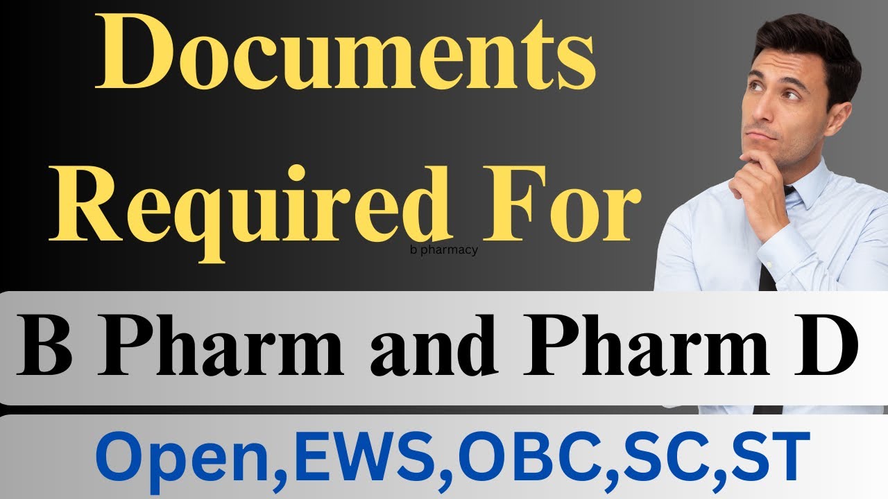B pharmacy admission process 2023 maharashtra|documents required for b ...