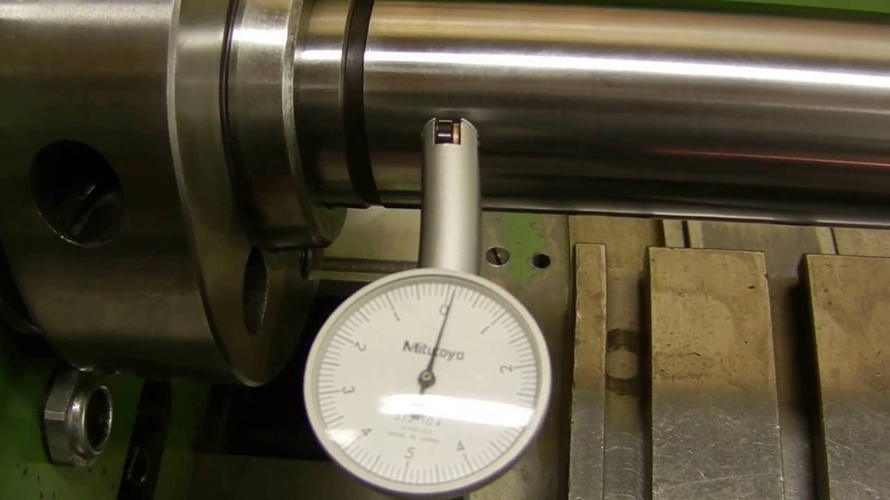 Emco S11 - spindle alignment. - YouTube