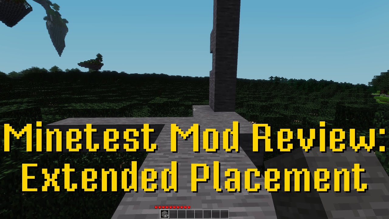 Minetest Mod Review: Extended Placement - YouTube