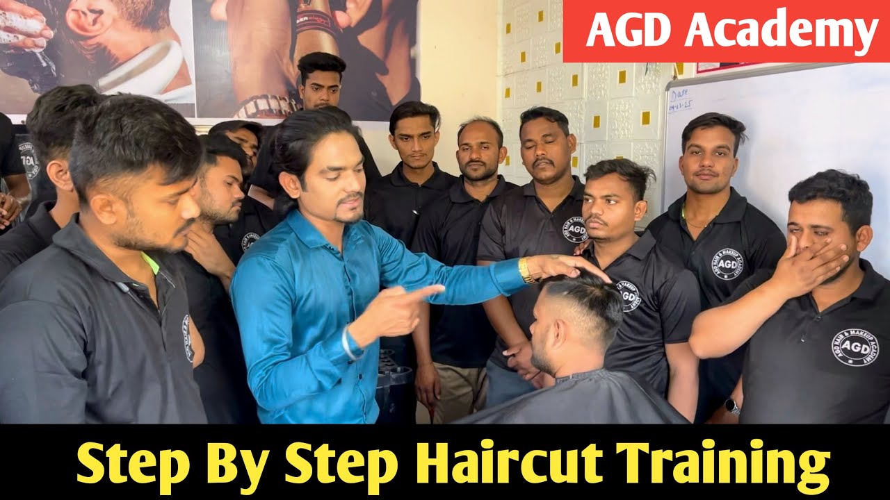 AGD Academy | Slope Haircut Training | step-by-step Haircut | salon ...