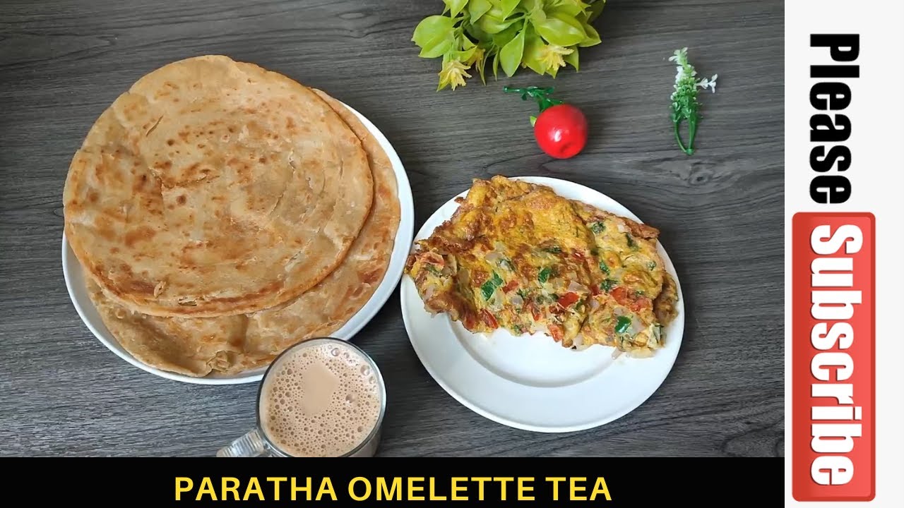 Paratha Omelette recipe | Anda paratha and Tea | by Cooking With ...