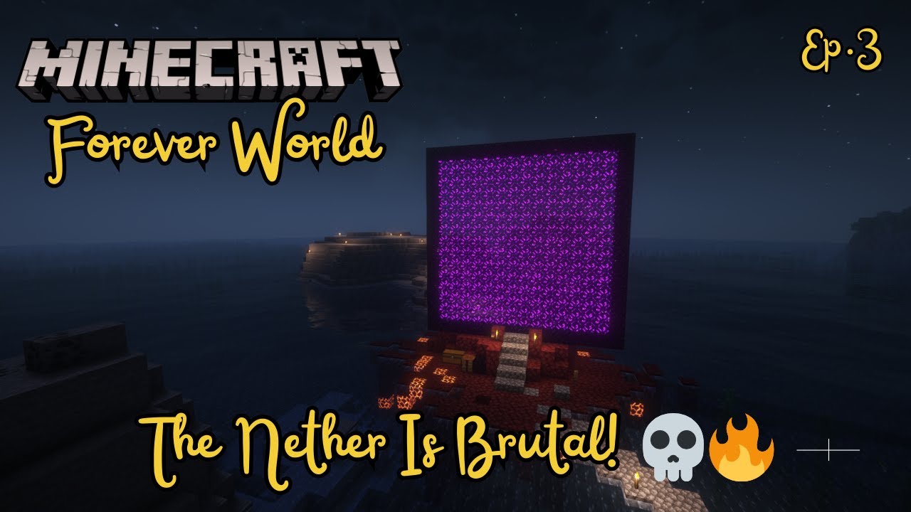 Into the Nether! 🔥 Fortress Found & Blaze Battles! ⚔️ | Minecraft ...