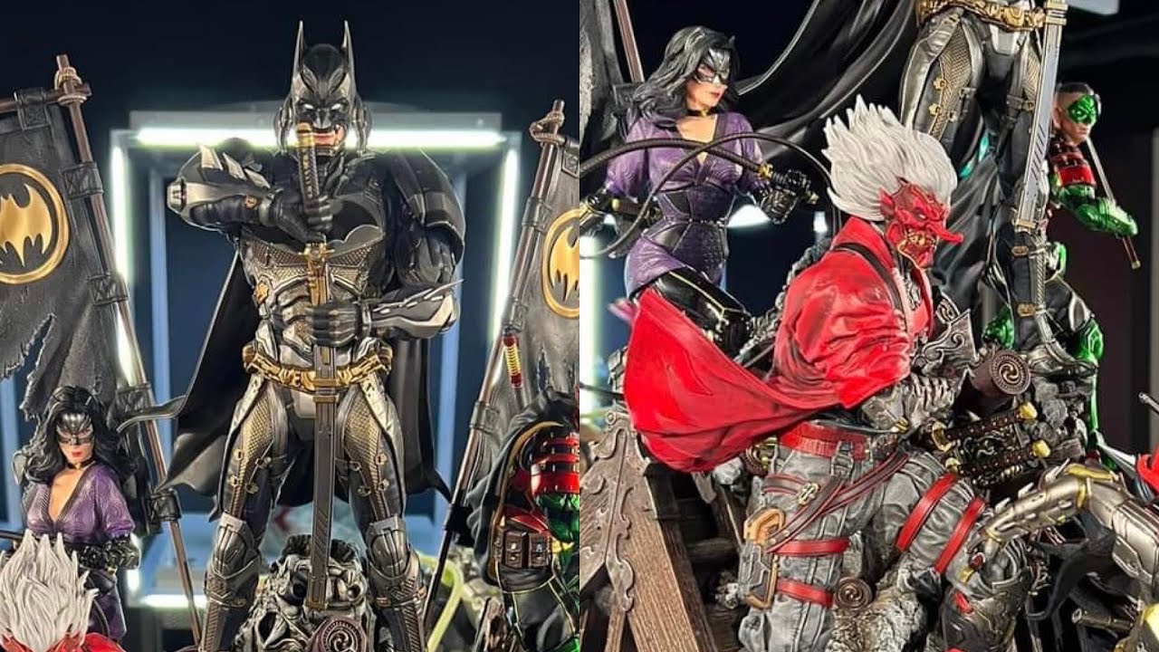 New Batman family statue by xm studios on display - YouTube