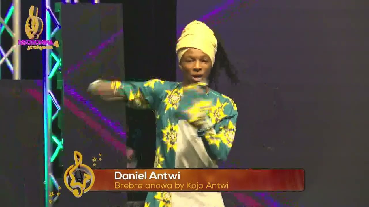 Nsoromma week 4: Daniel Antwi performs "Brebre Anowa" by Kojo Antwi - YouTube