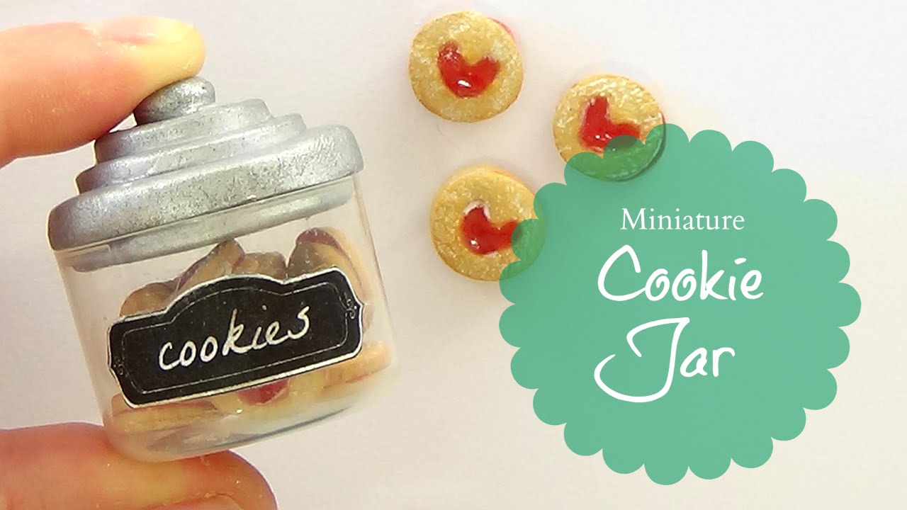 DIY Miniature Doll Cookie Jar | How to Make Doll Cookies | Dollhouse ...