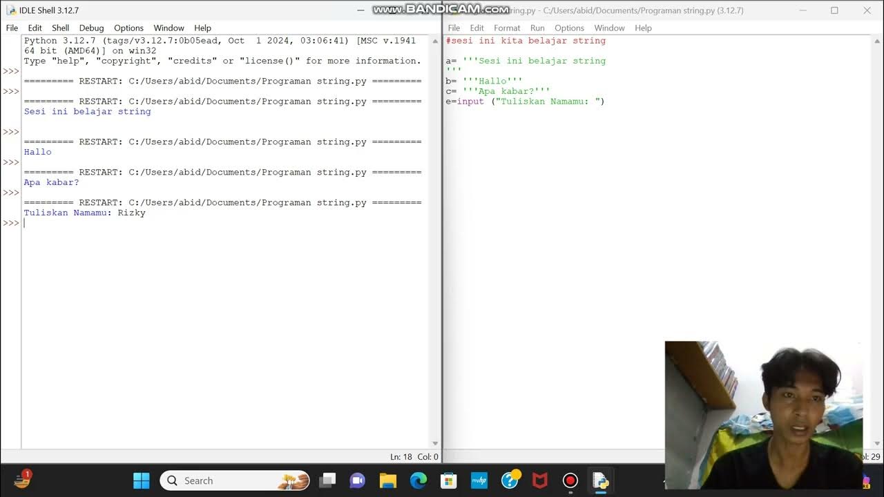 BELAJAR STRING DASAR - YouTube