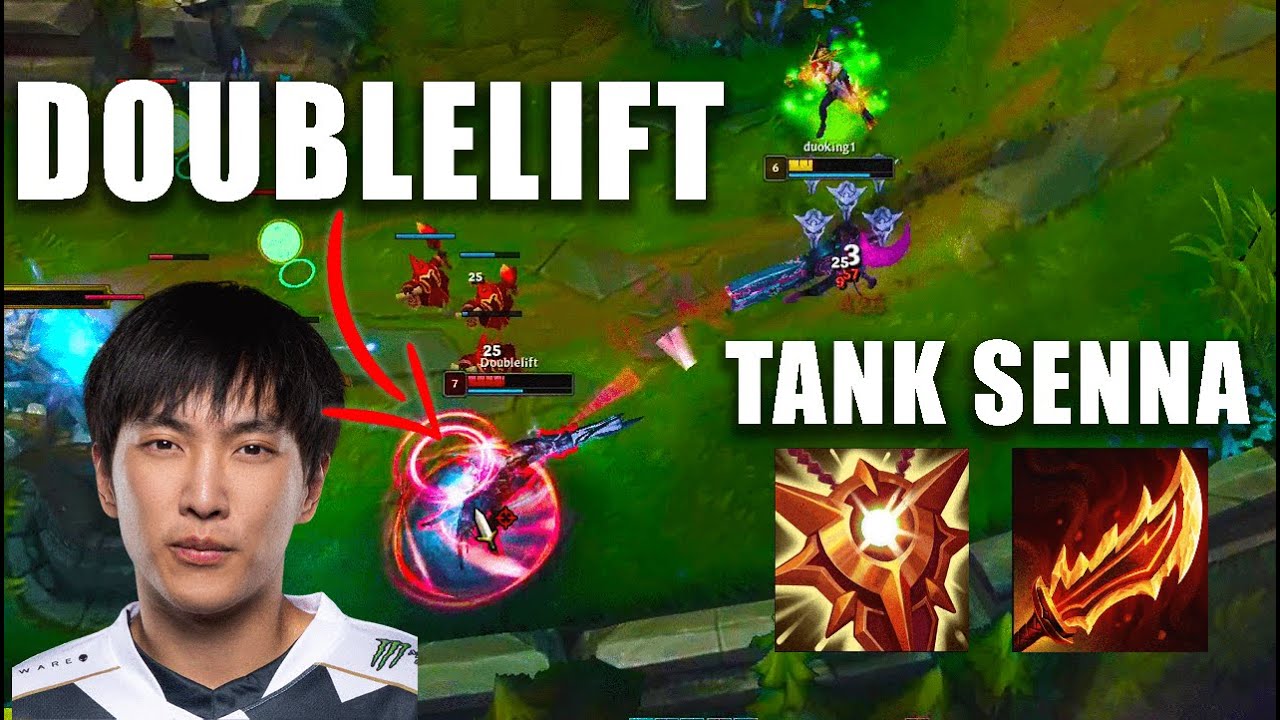 DUOKING1 ON TANK SENNA VS DOUBLELIFT - YouTube