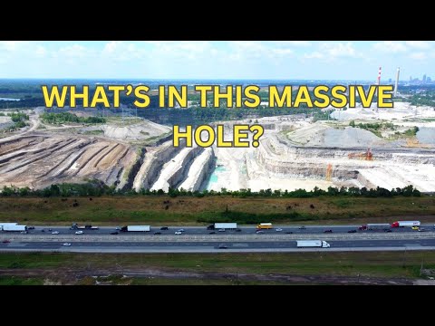 Check what's inside the biggest hole/quarry in Indy | Harding Street ...