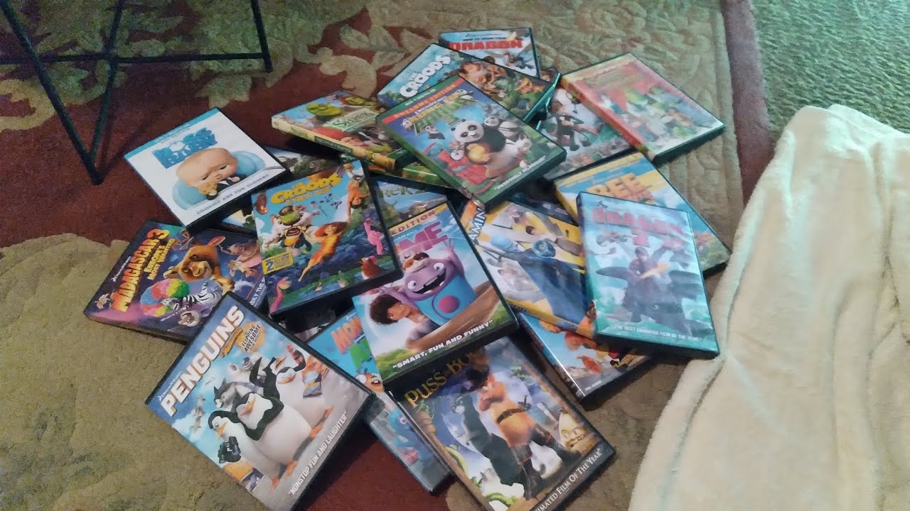 My DreamWorks Animation DVDs Collection - YouTube