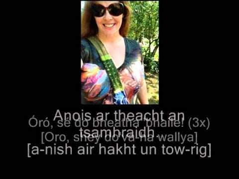 Trish Causey - "Óró, Sé do bheatha 'bhaile" with Irish Gaelic Lyrics ...