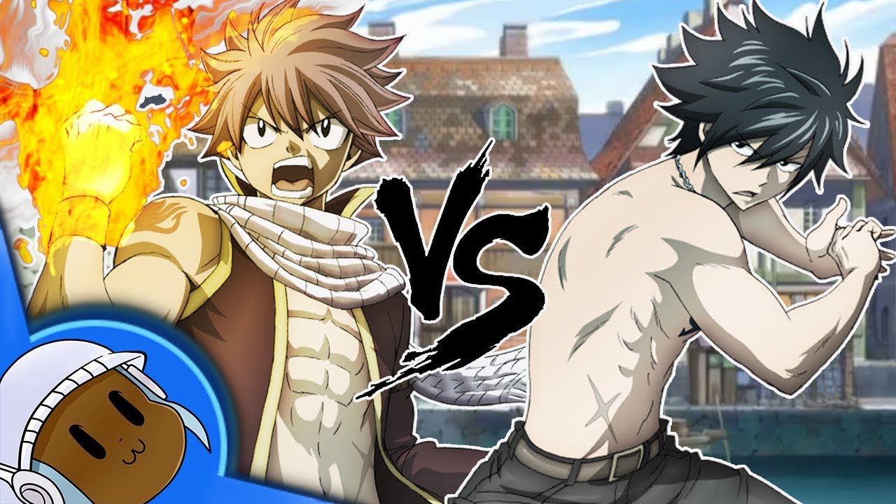 Natsu vs Gray - sprite animation - YouTube