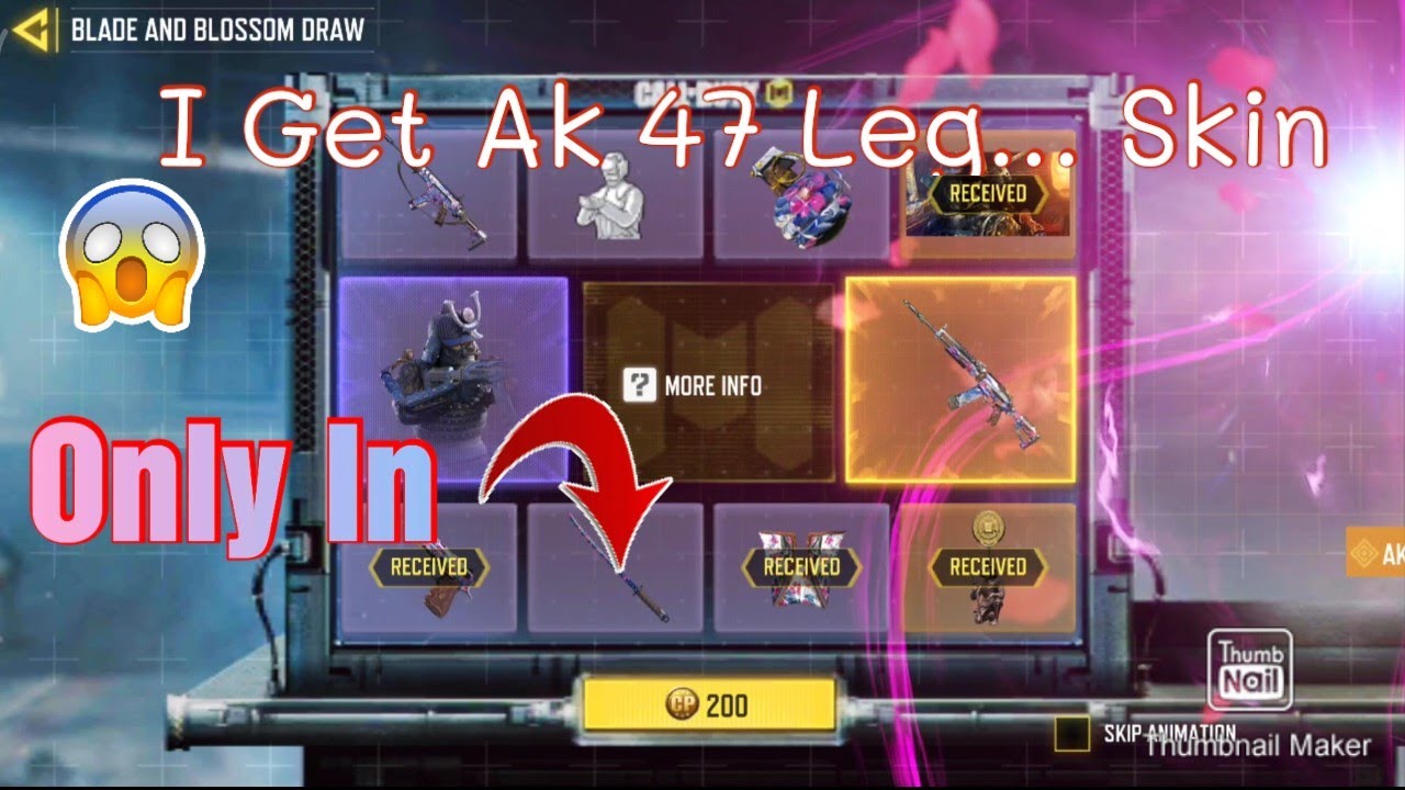 Legendary Ak-47 Kuromaku In just 200 Cp ||| New Ak 47 gunsmith in Cod ...