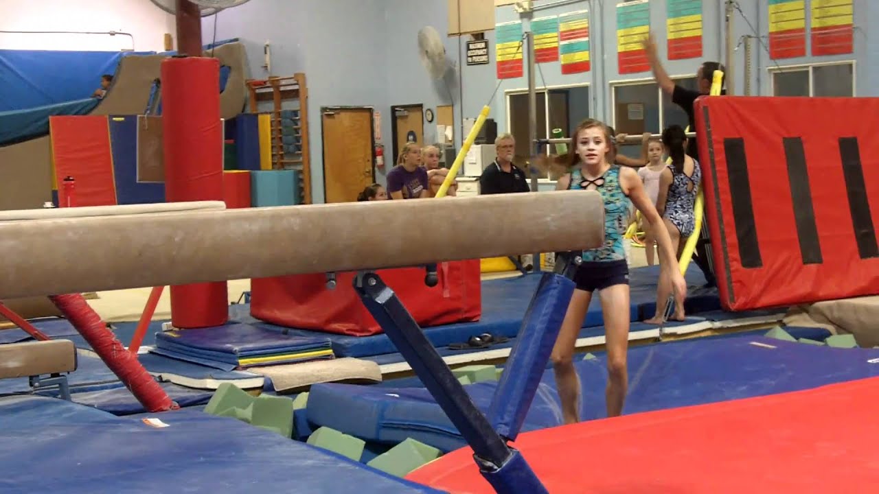 Alex Waller, RO Double Full Dismount, Beam - YouTube