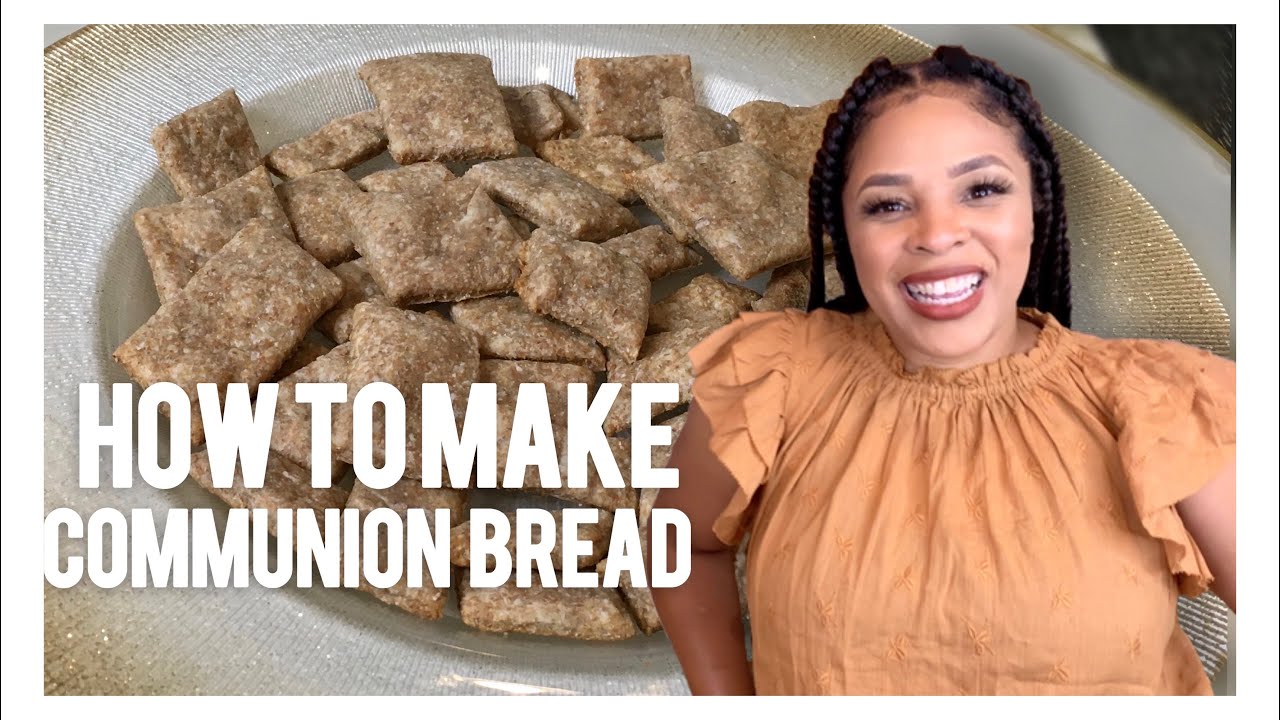 HOW TO MAKE COMMUNION BREAD - YouTube