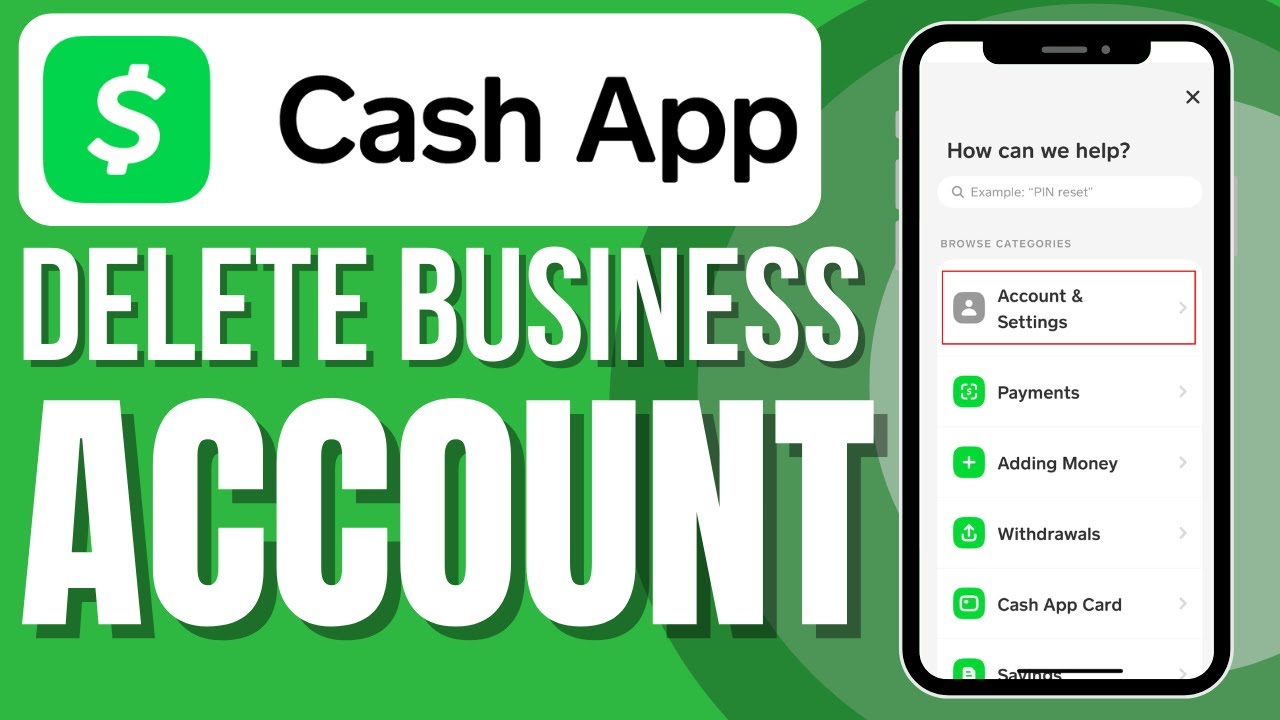 How To Delete Cash App Business Account - YouTube