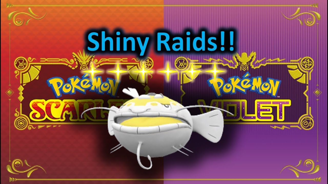 Shiny Pokemon SV raids - YouTube