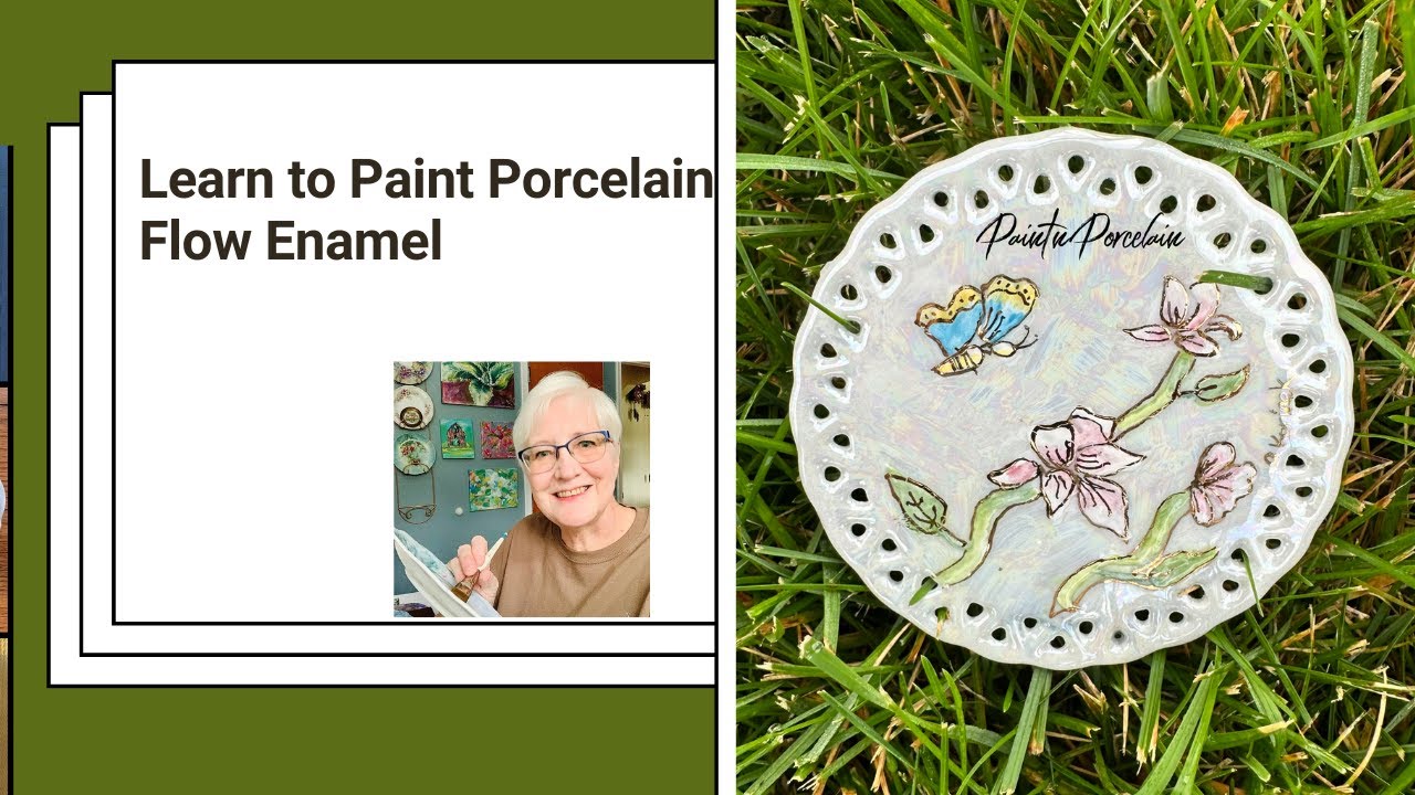 Master The Art Of Porcelain Painting With Flow Enamel - YouTube
