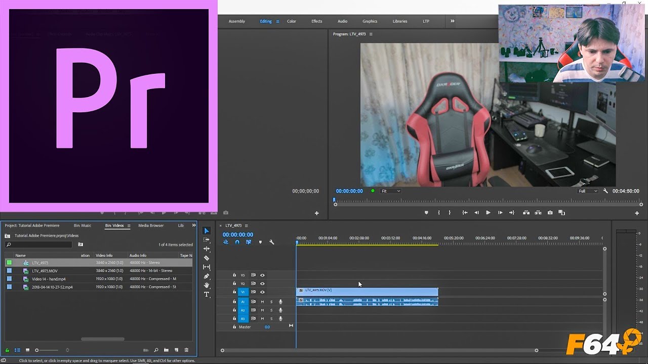 Tutorial Adobe Premiere: Cum sa faci un proiect si sa importi clipurile - YouTube