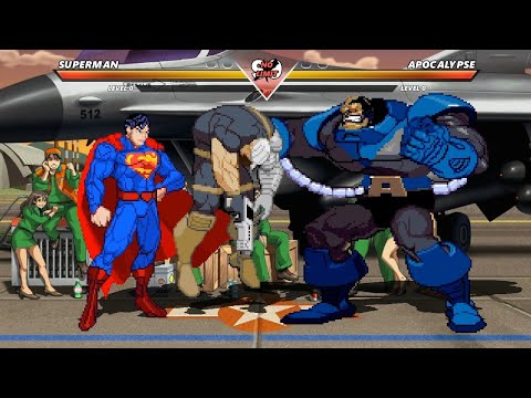 Superman vs Apocalypse - High Level Awesome Fight! - YouTube