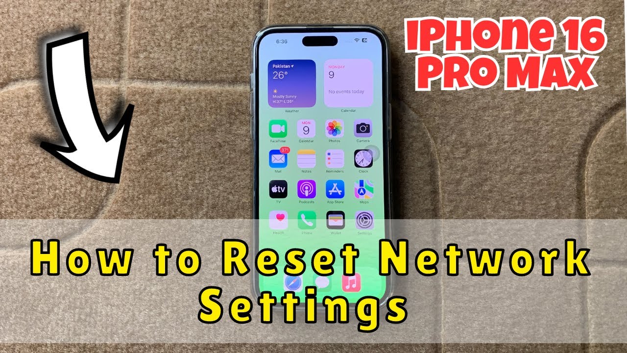 How to Reset Network Settings on iPhone 16 Pro Max - YouTube