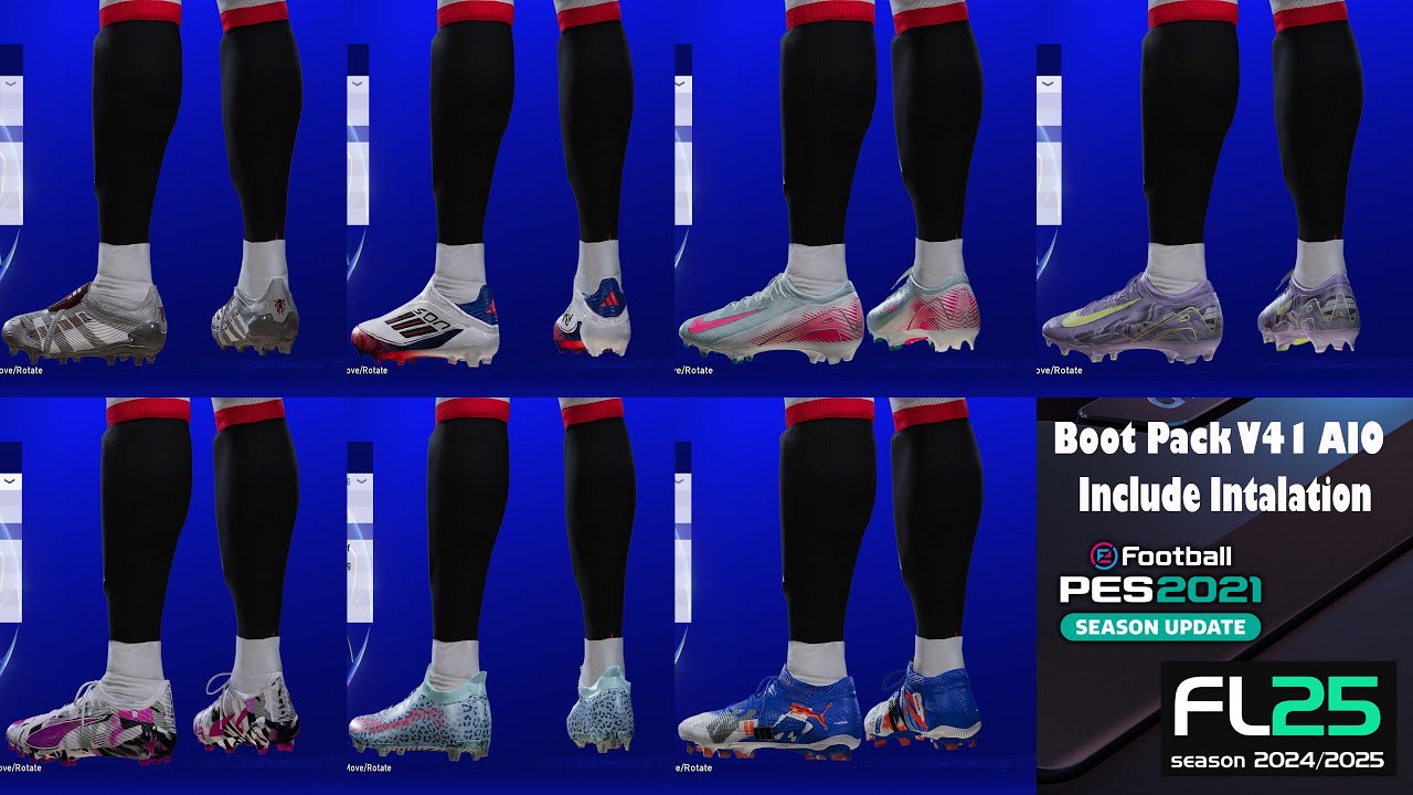 New Boot Pack V41 AIO + Instalation - PES 2021 & Football Life 2025 ...