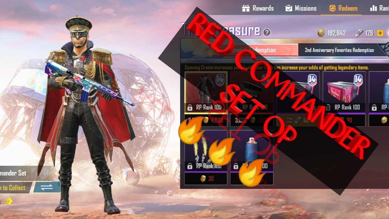 RED COMMANDER SET is OP 🔥DIED BY A CAMPER - YouTube