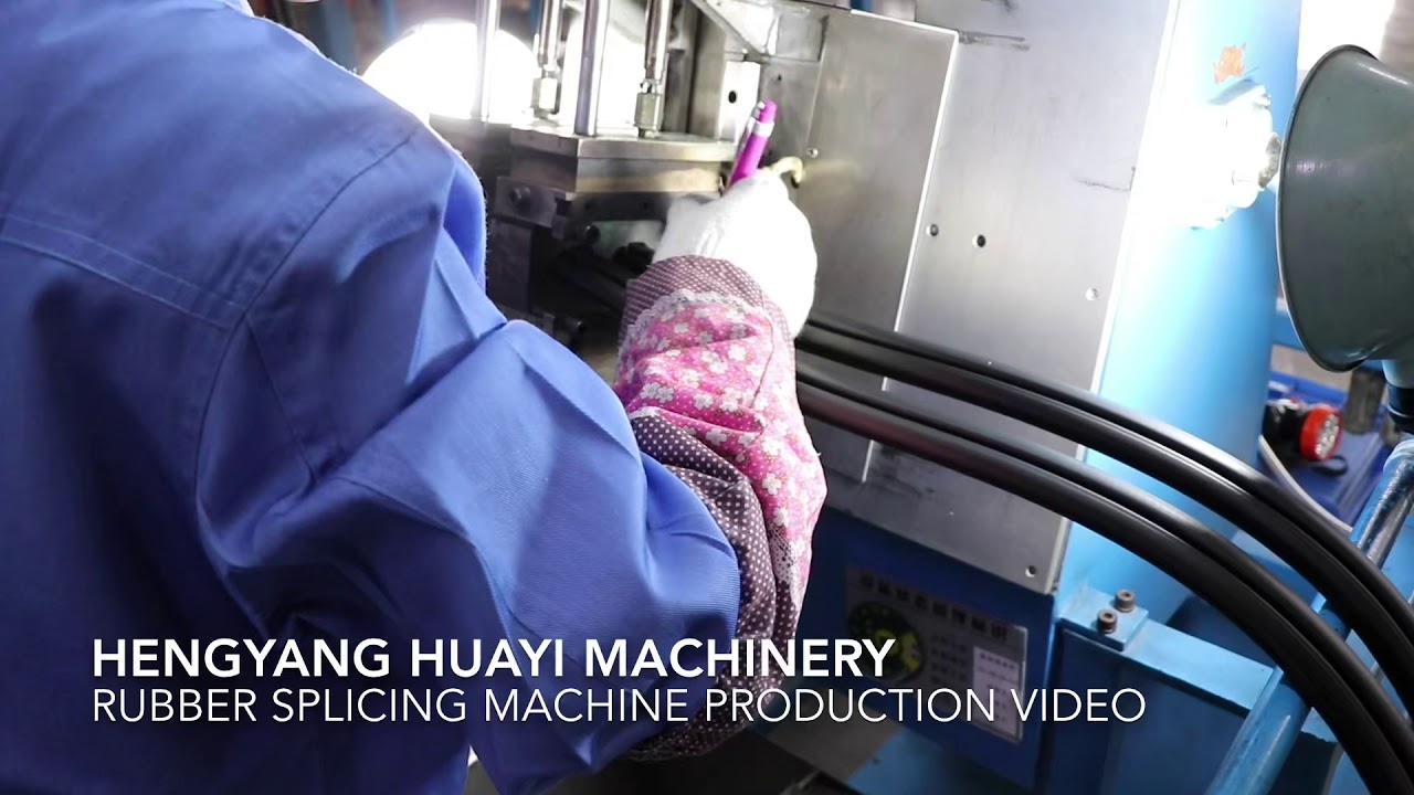 Rubber seal profiles jointing machine - YouTube