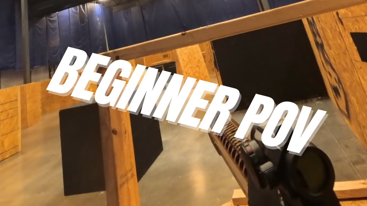 Airsoft beginner POV (awaken arena) - YouTube